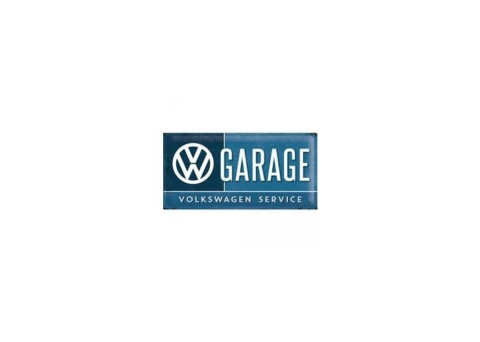 Tin Sign 25 x 50 cm VW Garage