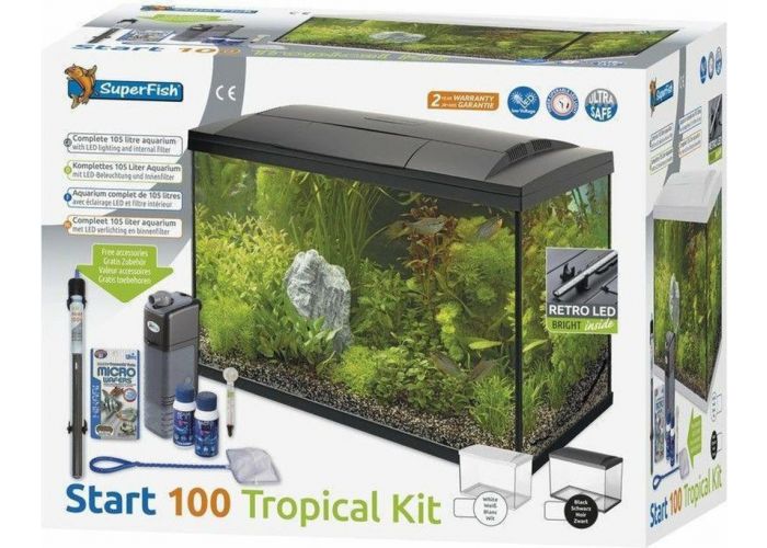 Aquarium Starter 100 Tropical Kit weiß - Superfish