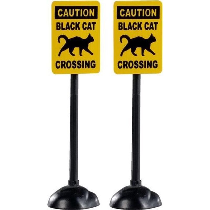 Lemax Scary Road Signs, Set mit 2