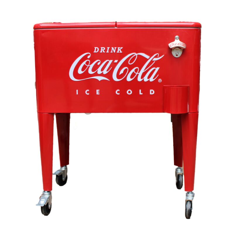 Retro cooler rot Coca-Cola 71 cm